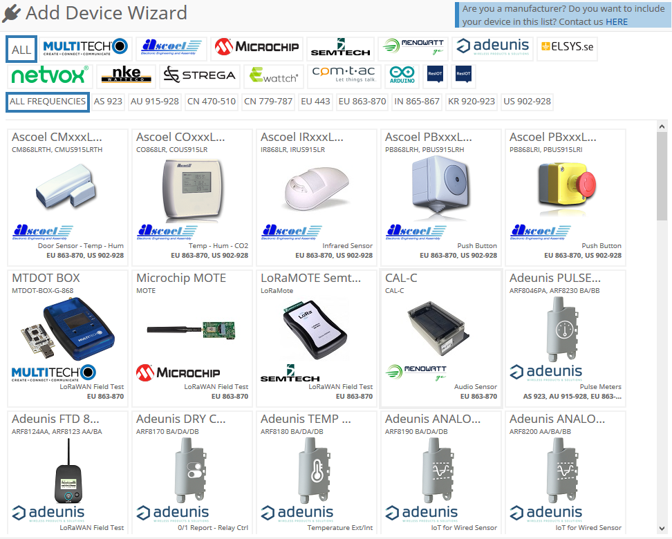 Features - ResIOT LoRaWAN Network Server and IoT Platform