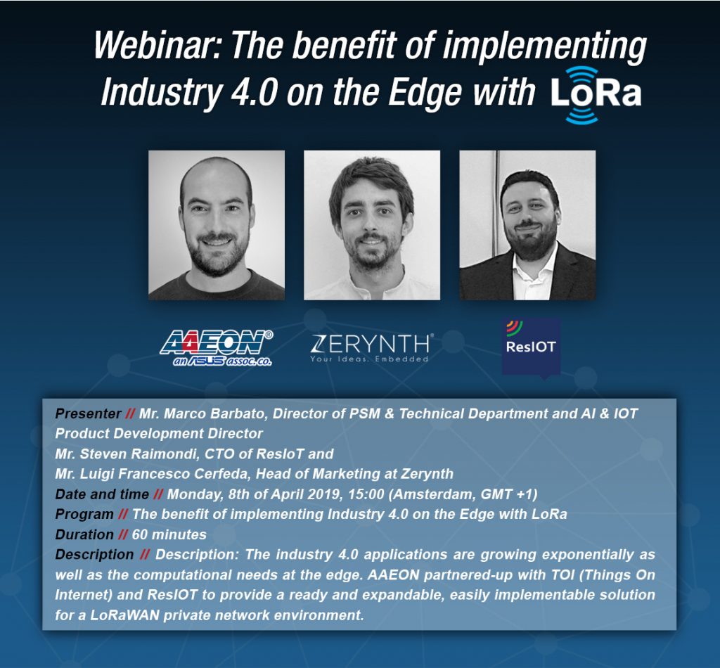 Webinar Implementing Industry 40 On The Edge With Lora Resiot Aaeon